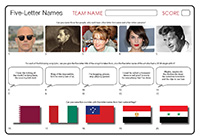 Five-Letter Names