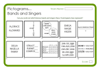 Dingbats - Bands and Singers